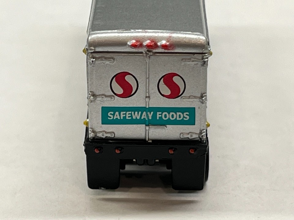 CMW Mini-Metals Semi Truck Box Delivery Trailer Safeway Foods N-Scale ...
