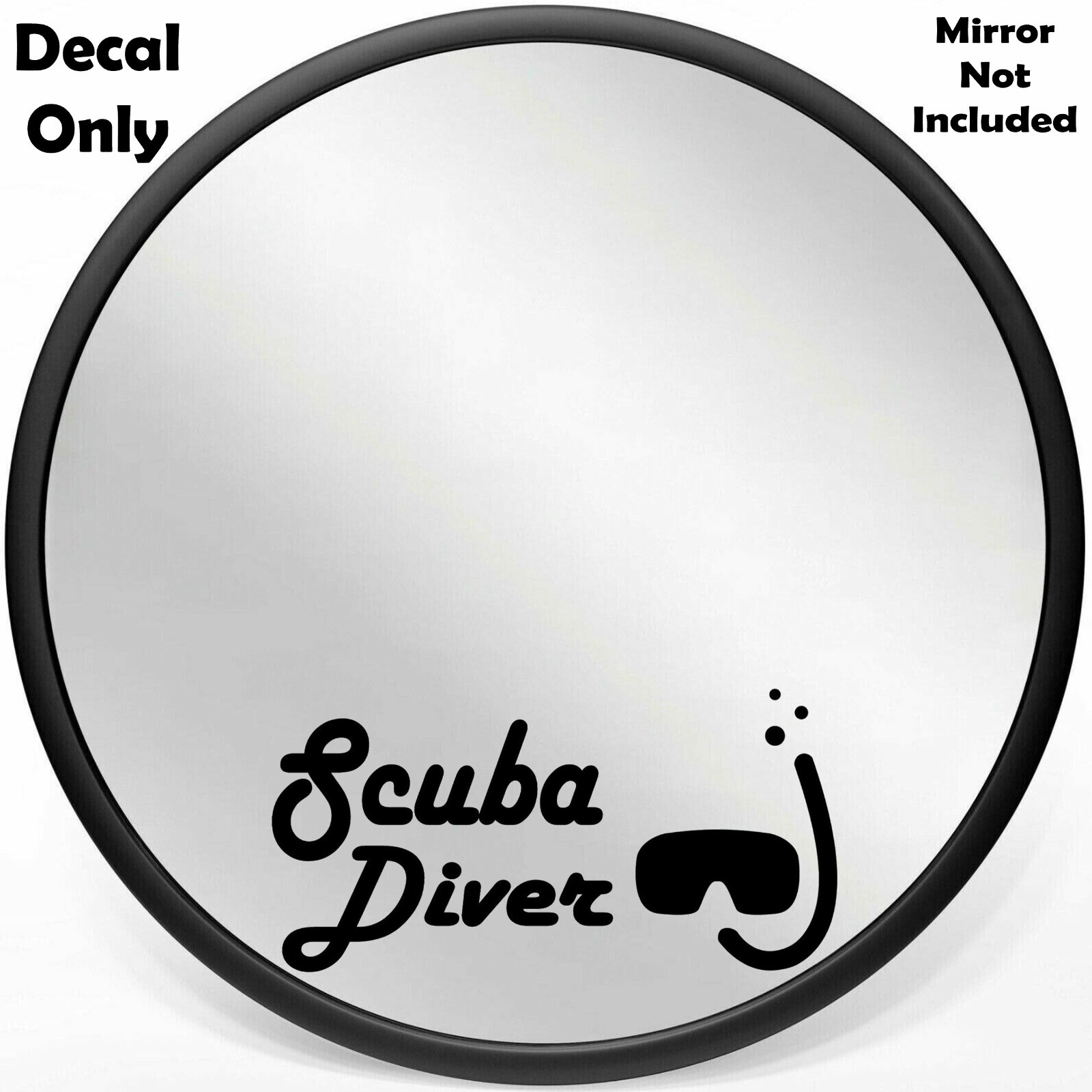 Scuba Diver Decal Diving Sticker dive snorkel mask tanks Fins F1068 | eBay