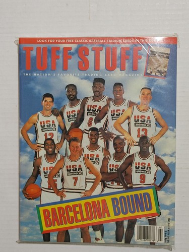 Tuff Stuff Magazine July 1992 DREAM TEAM Michael Jordan Barcelona Bound ...