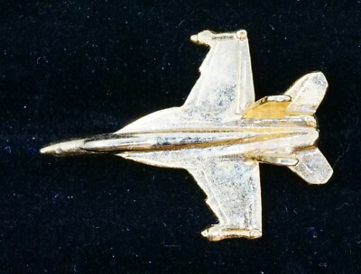 Gold Color Fighter Jet Lapel Pin 25mm Long | eBay