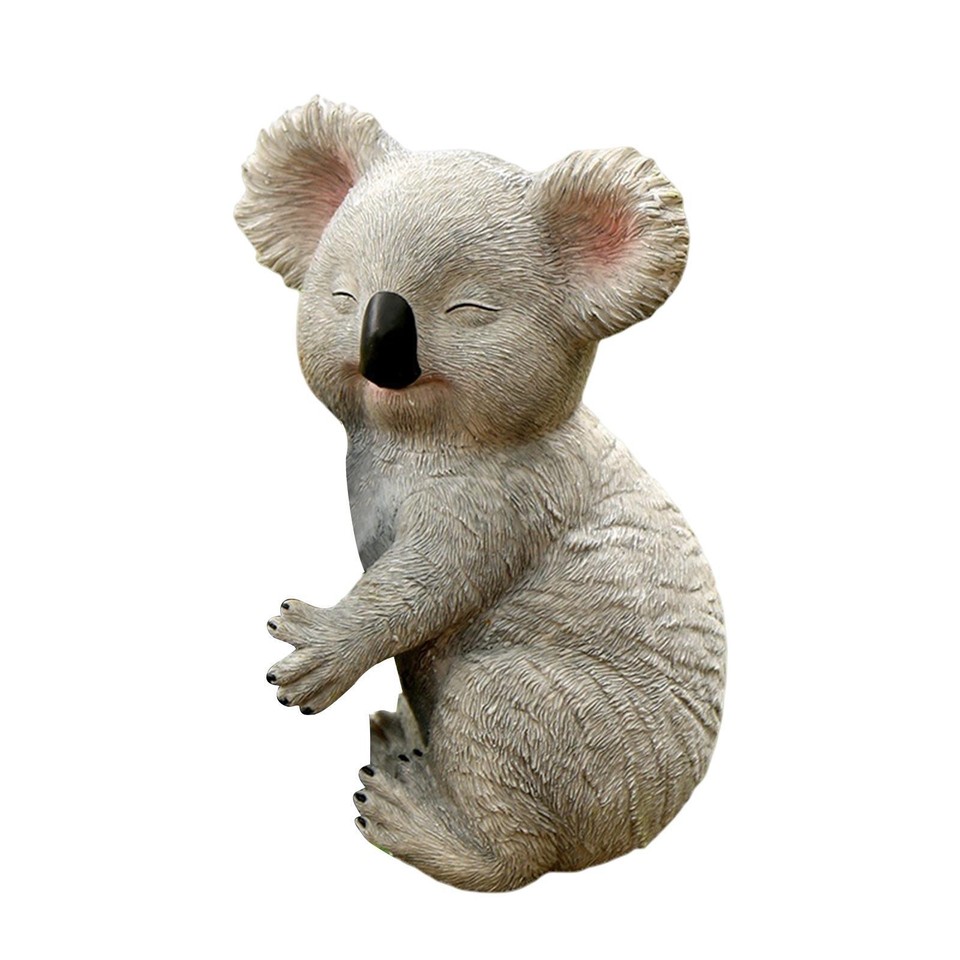 Koala Statue Koala Sculpture Ornaments Creative Animal Garden Statue ...