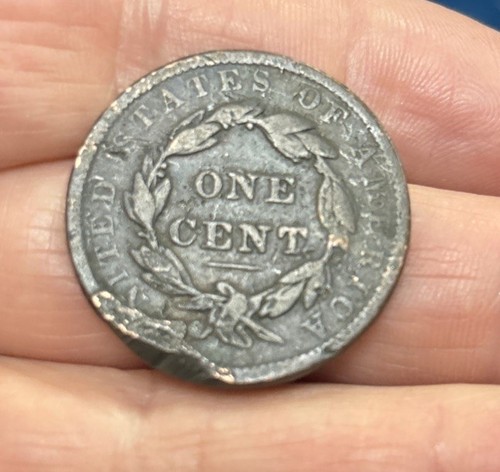 Early 1837 US Liberty Coronet Head Sm Stars & Date Large One Cent Coin ...