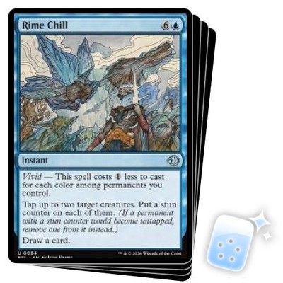 RIME CHILL X4 Lorwyn Eclipsed ECL Magic MTG MINT CARD | eBay
