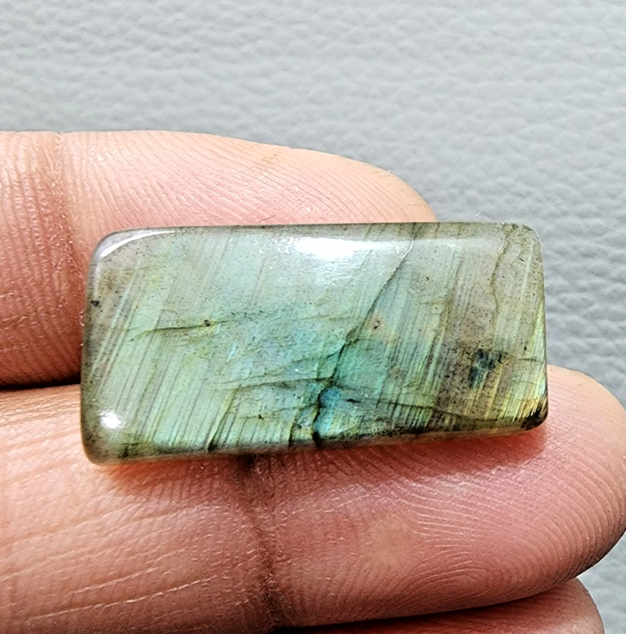 25Crt 100%Natural Multi Flash Labradorite Cabochon Loose Gemstone ...