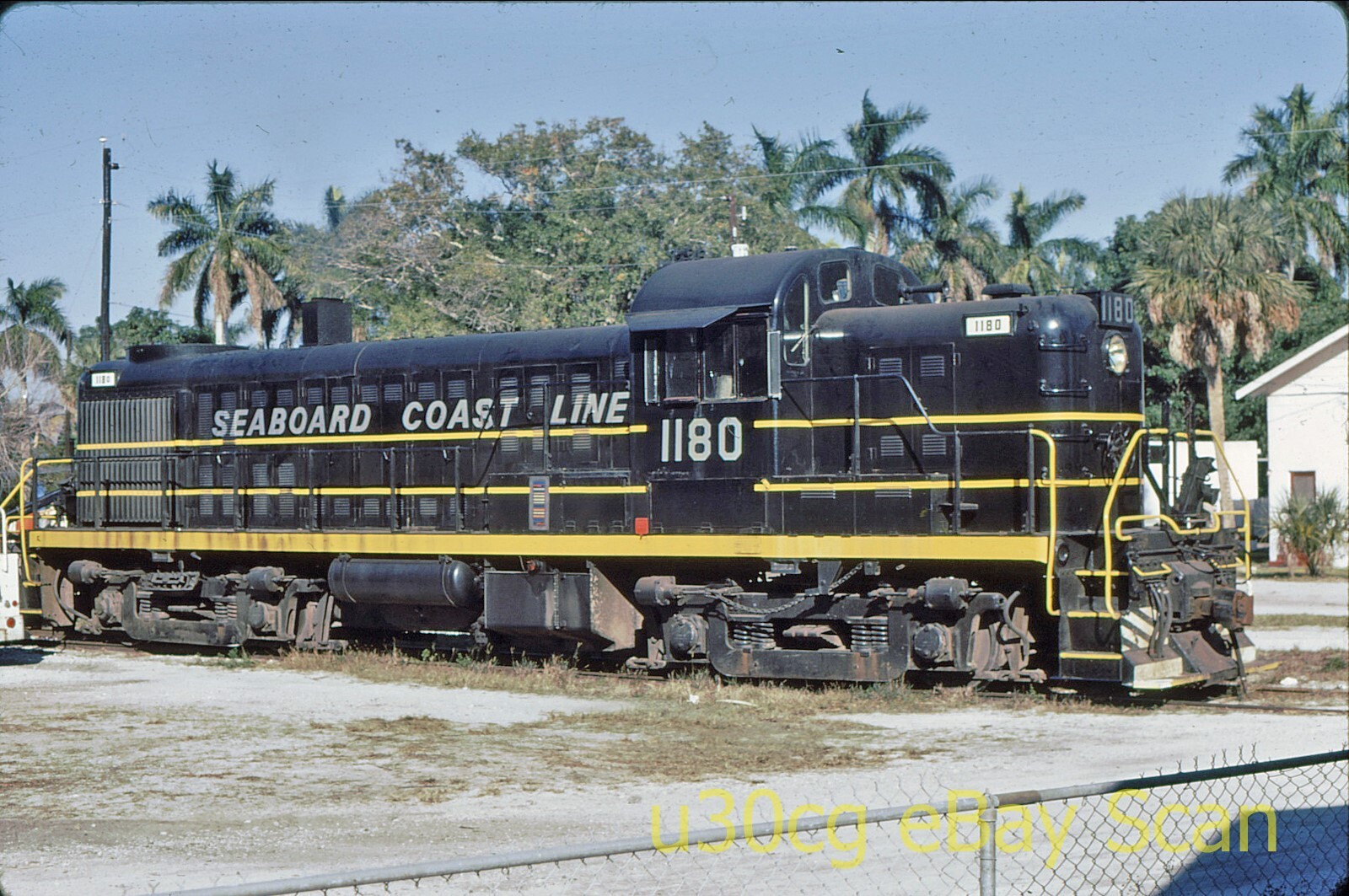 G Original Slide - SCL Seaboard Coast Line RS3 1180 Tampa FL 1973 | eBay