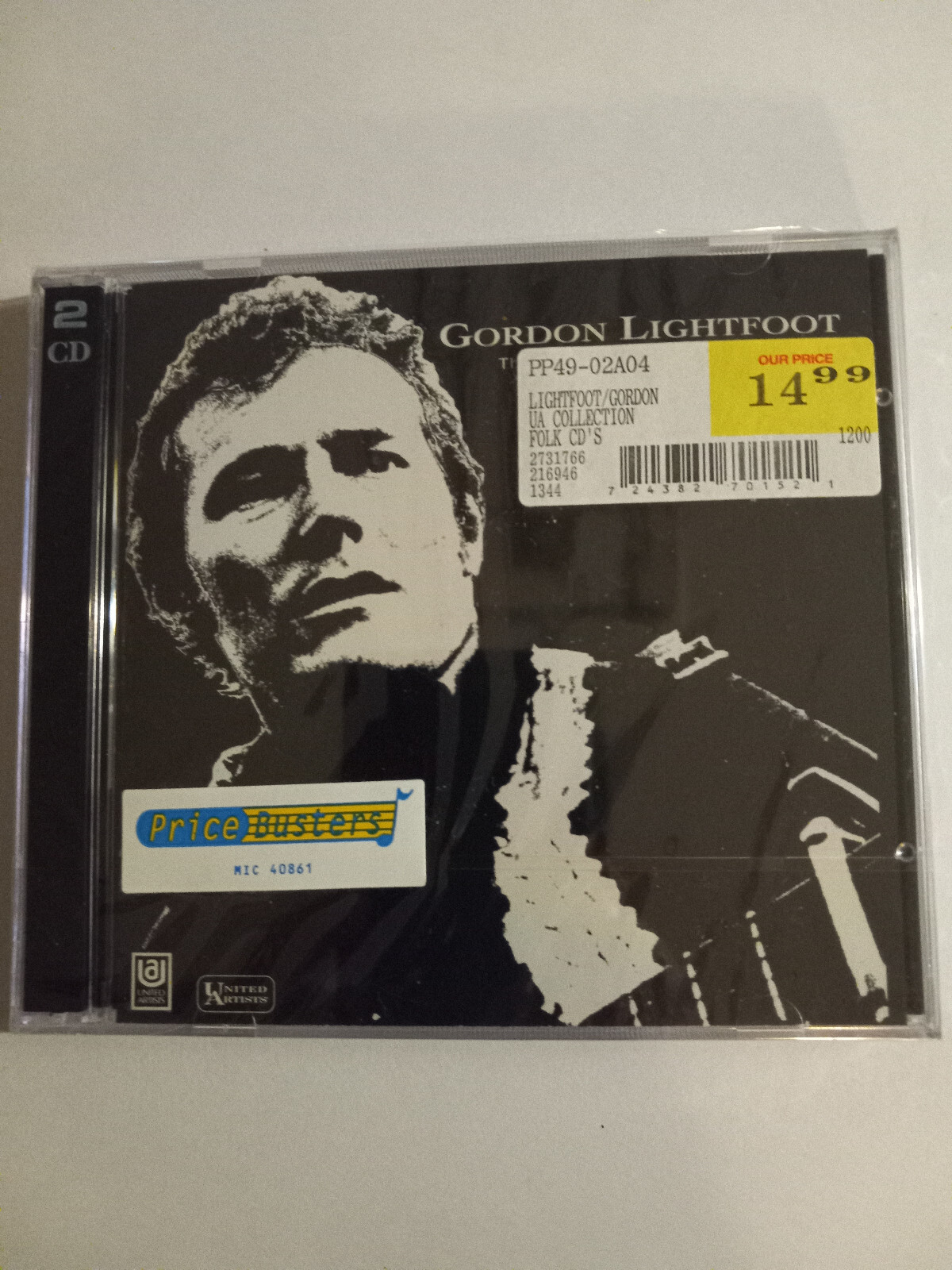 United Artists Collection by Gordon Lightfoot (CD, 1993) (Two Discs ...