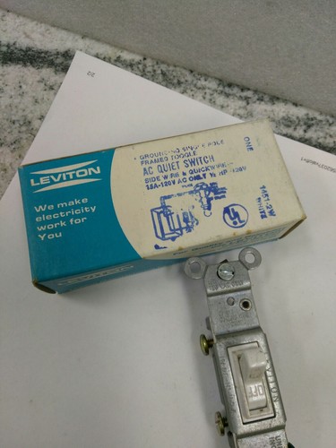 Leviton 1451-2w Toggle Switches 15 Amp-white for sale online | eBay