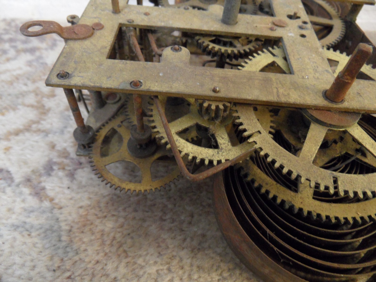 2 x Antique American Wall Clock Movements by E N Welch Clock Company | eBay