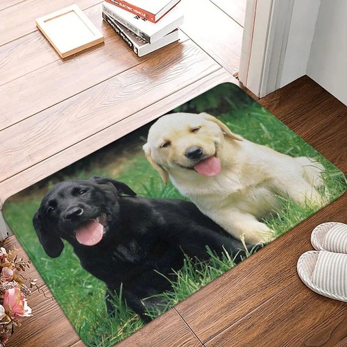 Cute Labrador Doormat Welcome Soft Bedroom Entrance Floor Mat Door ...