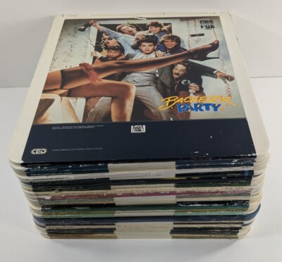 24 Lot RCA CED SelectaVision VideoDiscs Movies Collection Mixed Bundle ...