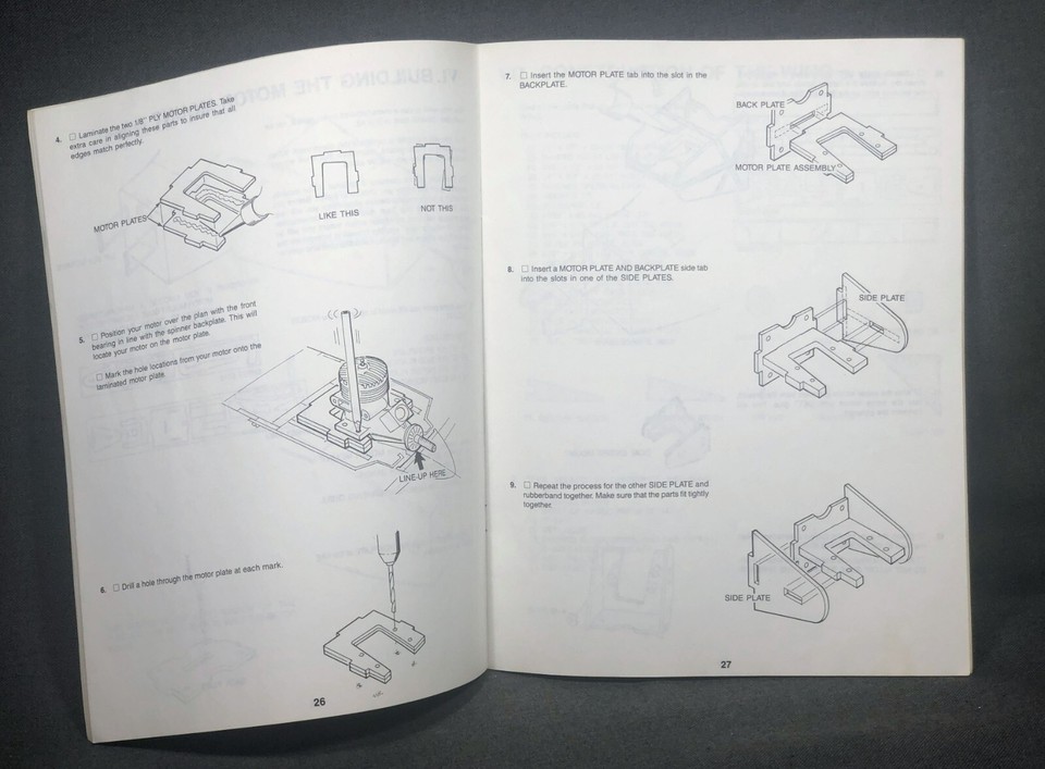 FREEDOM 20 Airplane Step-By-Step Instructions Booklet Carl Goldberg ...