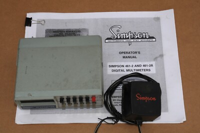 SIMPSON MODEL 461 DVM, USED, WORKING | eBay