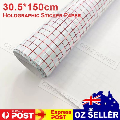 Holographic Film Self Adhesive Sticker Paper Printer Transparent DIY ...