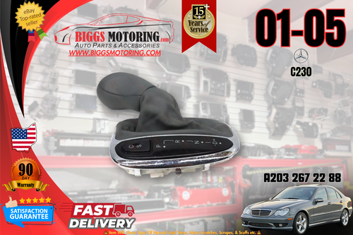 2001-2005 Mercedes Benz W203 C230 Gear Shifter Selector Boot Knob A203 ...