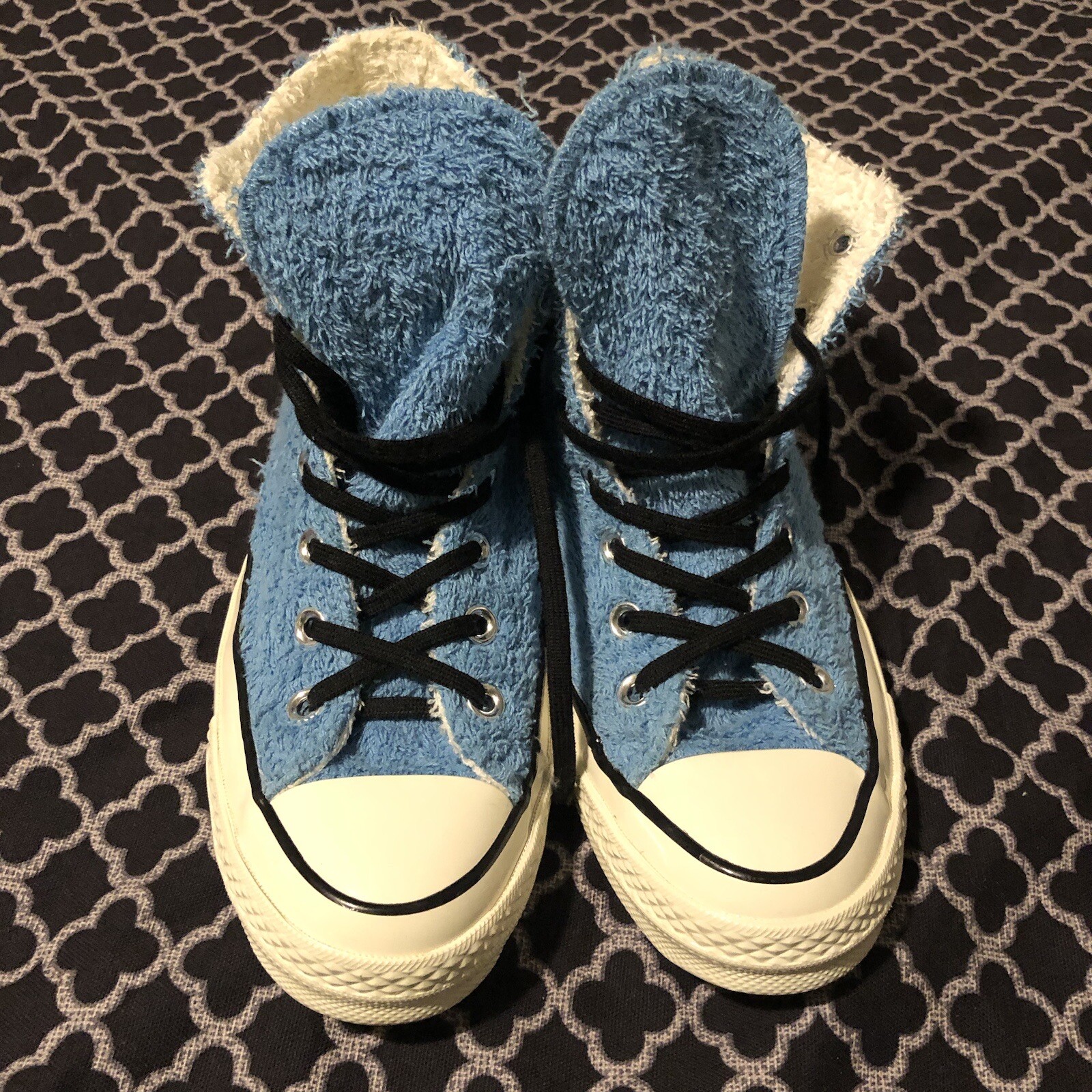 Converse Chuck Taylor 10 All Star Blue Fuzzy Bunny H… - Gem