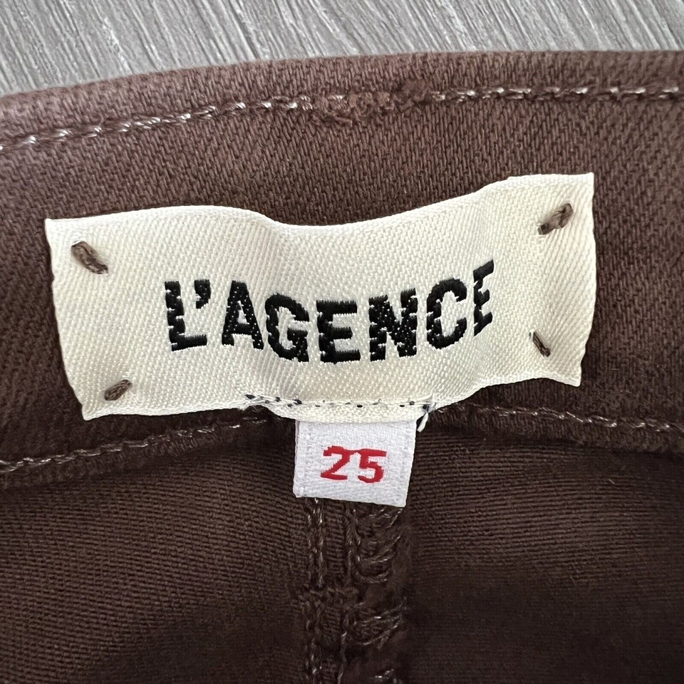 L’Agence Coated Jeans Womens Size 25 Sabine High Rise Skinny Ankle ...