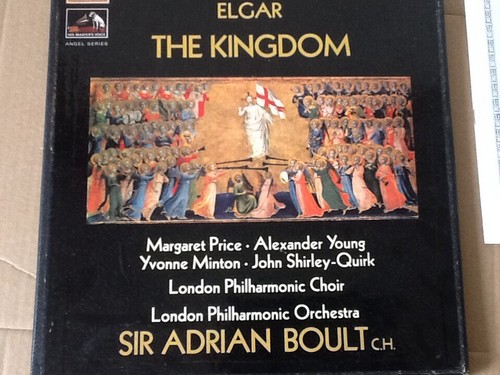 Elgar The Kingdom Sir Adrian Boult 2 x LP EMI Angel Series SAN 244 | eBay