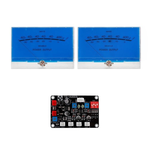 2pcs Class A P-200 Classic Lake Blue Level Audio Power Meter With ...