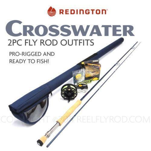 Redington Crosswater Fly Rod and Reel Combo Outfit 8wt / 9ft for sale ...