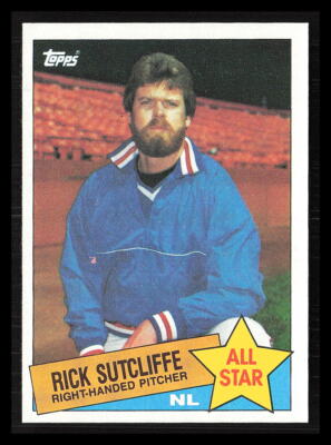 Rick Sutcliffe 1985 Topps #720 Chicago Cubs | eBay