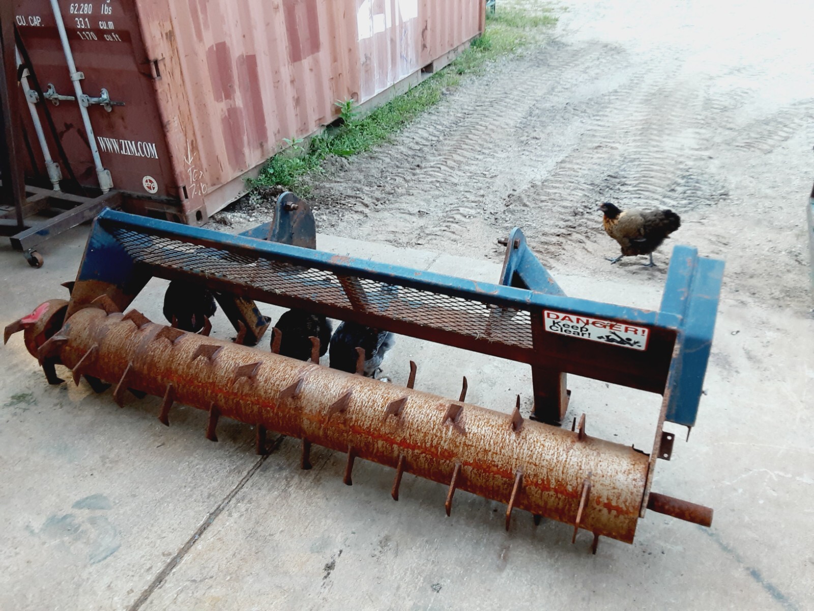 Royer Bunker Silage Shaver Defacer Rake 6596 Telehandler Wheel Loader ...