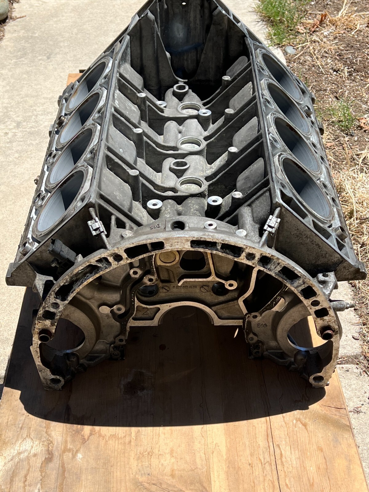 MERCEDES BENZ 2012 S550 4.6L M278 ENGINE MOTOR CYLINDER BLOCK | eBay