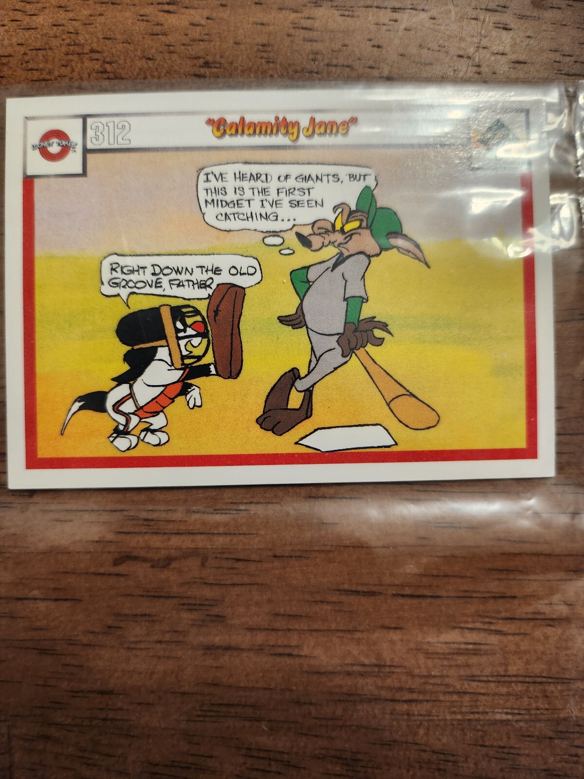 1990 Upper Deck Looney Tunes Calamity Jane Card #312 & 321 RARE Double ...