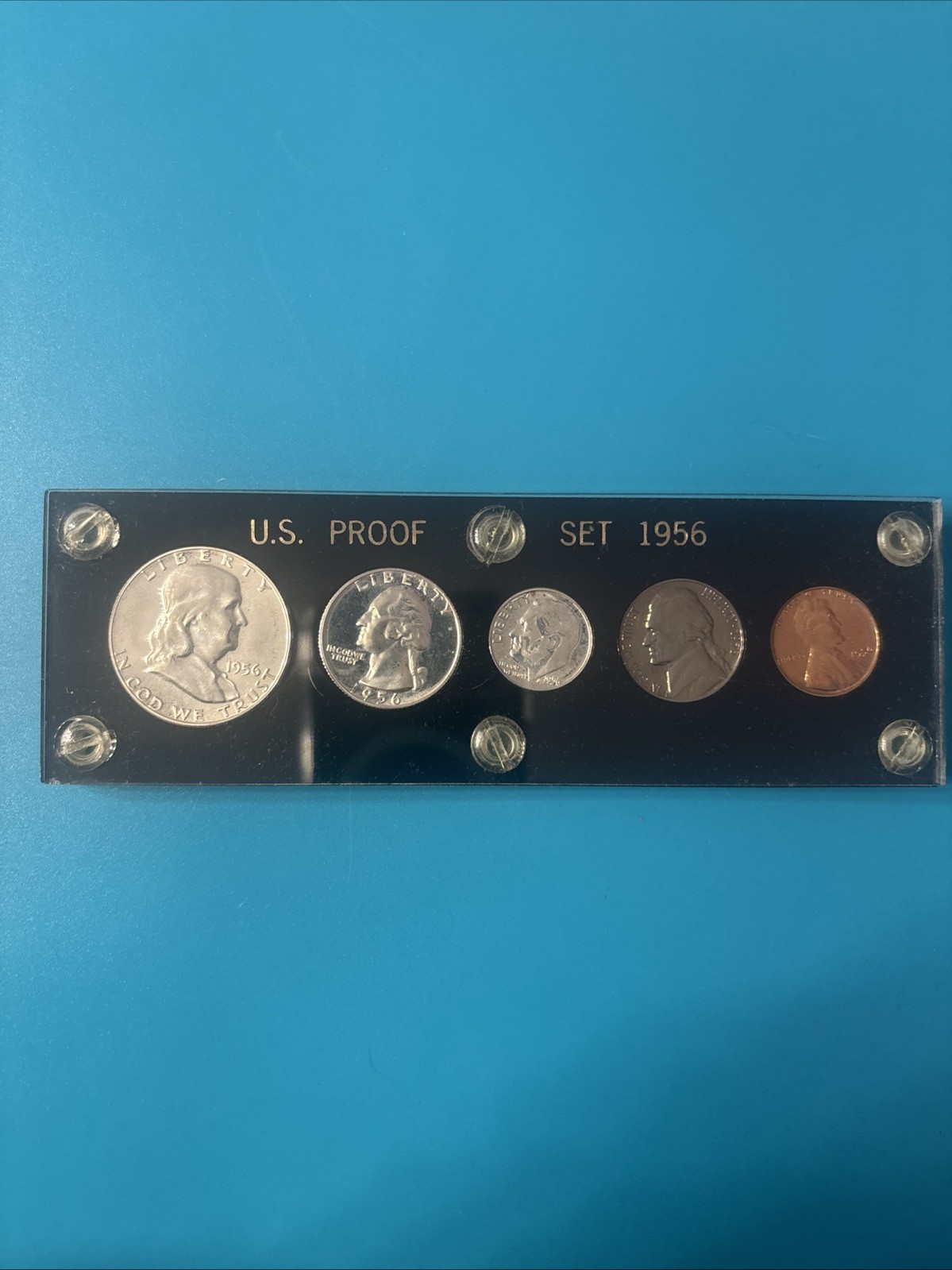 1956 US Mint Proof Set In Plastic Holder. | eBay