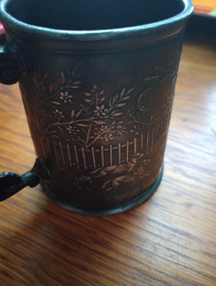 Antique/Vintage Childs Cup Silver Plate Or Pewter Little Bo Peep | eBay