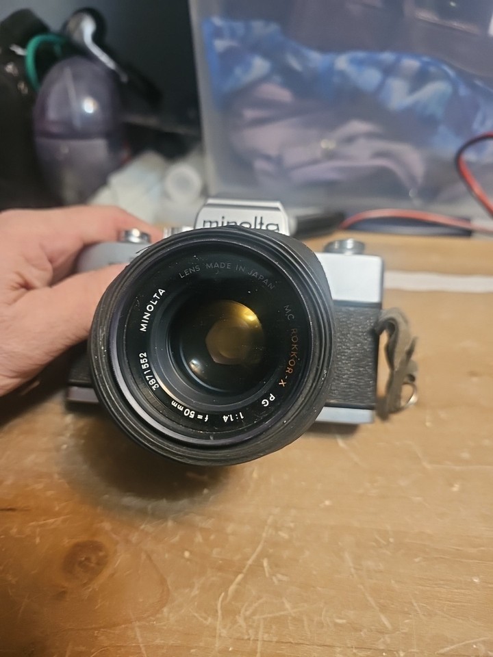 Minolta SRT 202 Camera & Lens Untested | eBay