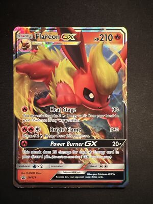Pokémon TCG Flareon GX SM Black Star Promo SM171 Holo Promo | eBay