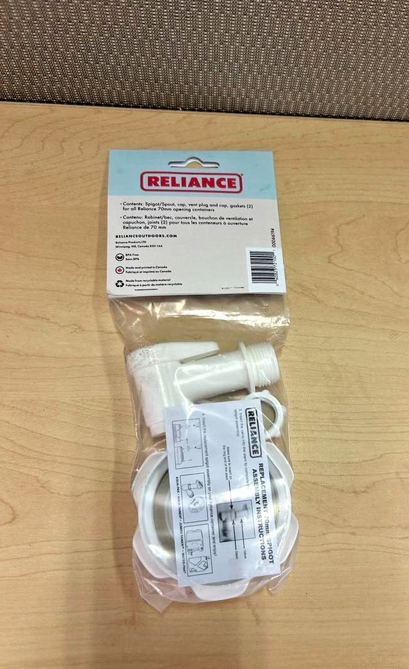 Reliance Replacement Spigot Assembly for Reliance Water 70mm Containers ...