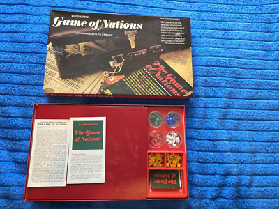 Vintage 1970s Waddingtons Game of Nations Board Game Complete Rare ...