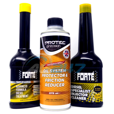 Forte Diesel Treatment + Specialist Injector Cleaner + Pro Oil Friction ...