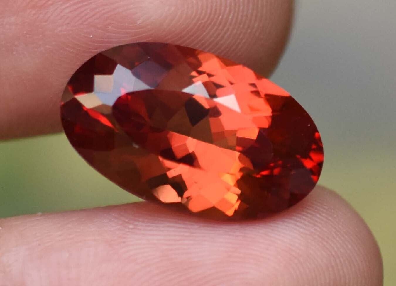 Natural Ceylon Orange Padparadscha Sapphire 10.30 Ct Certified Loose ...