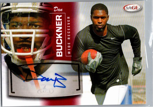 2013 SAGE Hit Auto Dan Buckner #8 Rookie Auto RC | eBay