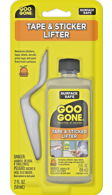 Goo Gone Sticker Lifter - Adhesive & Sticker Remover - 2 Ounce - Citrus ...