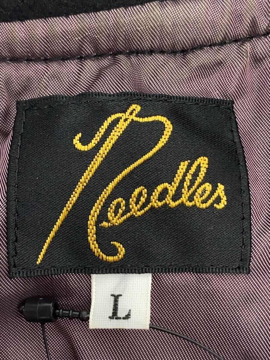 Needles LQ381 Large Wool Black Stadium Jacket Used | eBay Needles LQ381 Large Wool Black Stadium Jacket Used | eBay
