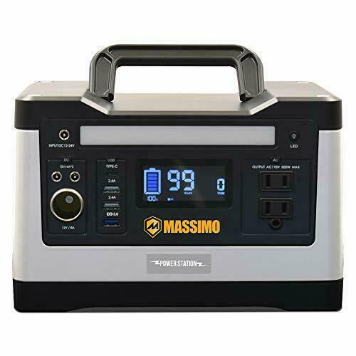 Massimo MPS-500W 18V Lithium Battery Solar Generator for sale online | eBay