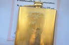 Hip Flask Stainless Steel Drink 6oz Flasks Alcohol 24k Gold Plated ...