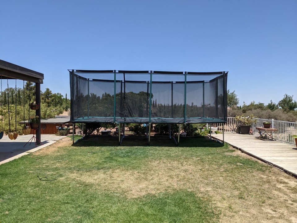 Galactic Xtreme 10 x 23 Large Rectangle Outdoor Trampoline with Net ...