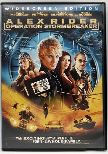 Alex Rider Operation Stormbreaker DVD Widescreen Ewan Mcgregor Mickey ...