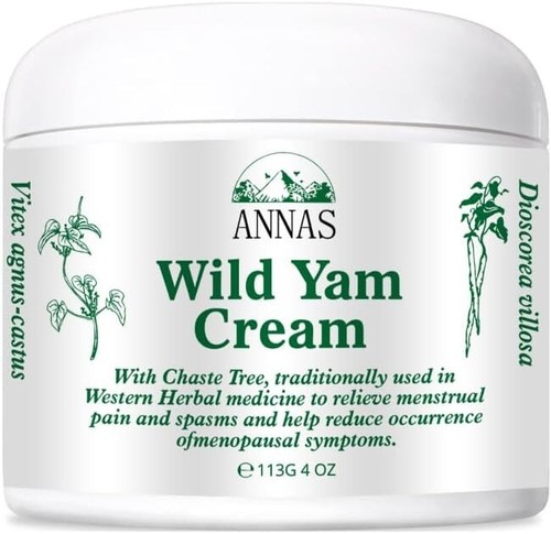 Wild Yam Cream, ANNAS Wild Yam Cream Organic for Hormone Balance, ANNAS ...