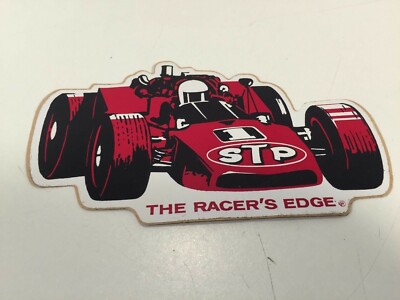 Vintage STP Sticker Decal - The Racer's Edge - About 5-1/2" NOS | eBay