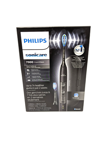 Philips Sonicare (ExpertClean 7300) Electric Toothbrush Black | eBay