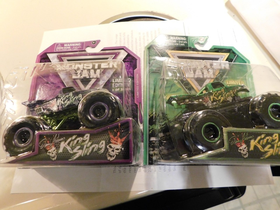 2023 LIMITED RARE ST PATRICKS DAY and 2025 V2 MONSTER JAM KING SLING ...