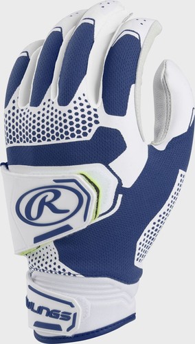RAWLINGS WOMENS WORKHORSE PRO BATTING GLOVE PAIR FP2PBG ADULT XXL NAVY ...