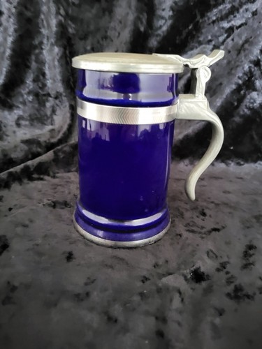 Cobalt Blue Beer Stein Half Pint | eBay