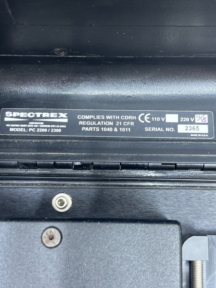 SPECTREX PC-2300 PORTABLE LASER PARTICLE COUNTER | eBay