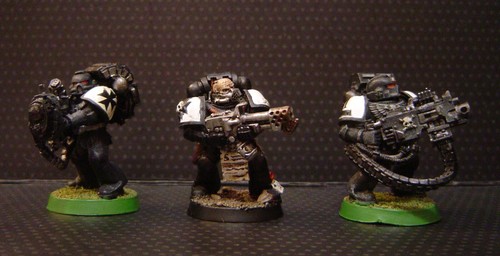 Warhammer 40k Devastator Squad BLACK TEMPLARS Metal Heavy Bolter Plasma ...